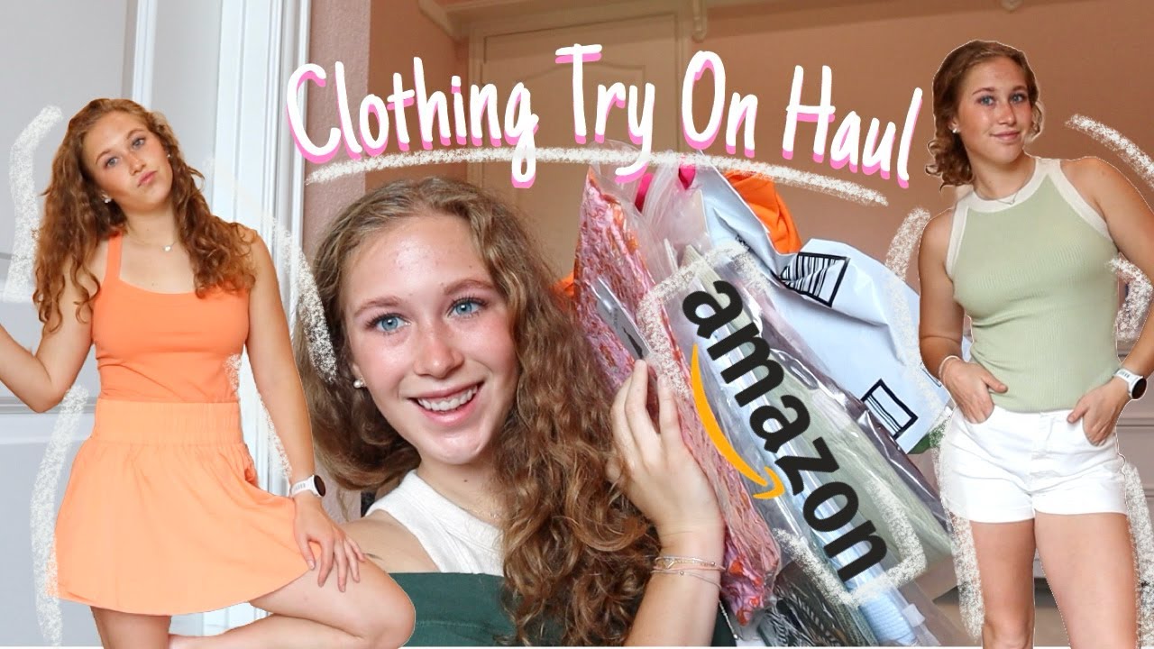 HUGE amazon clothing try on haul - YouTube