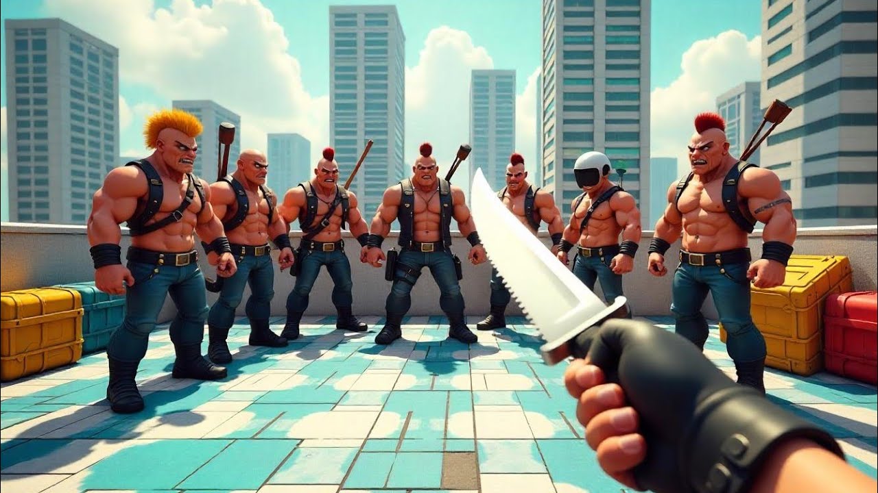 "Rooftop Rumble game: Street Brawl" Hit master 3D - YouTube