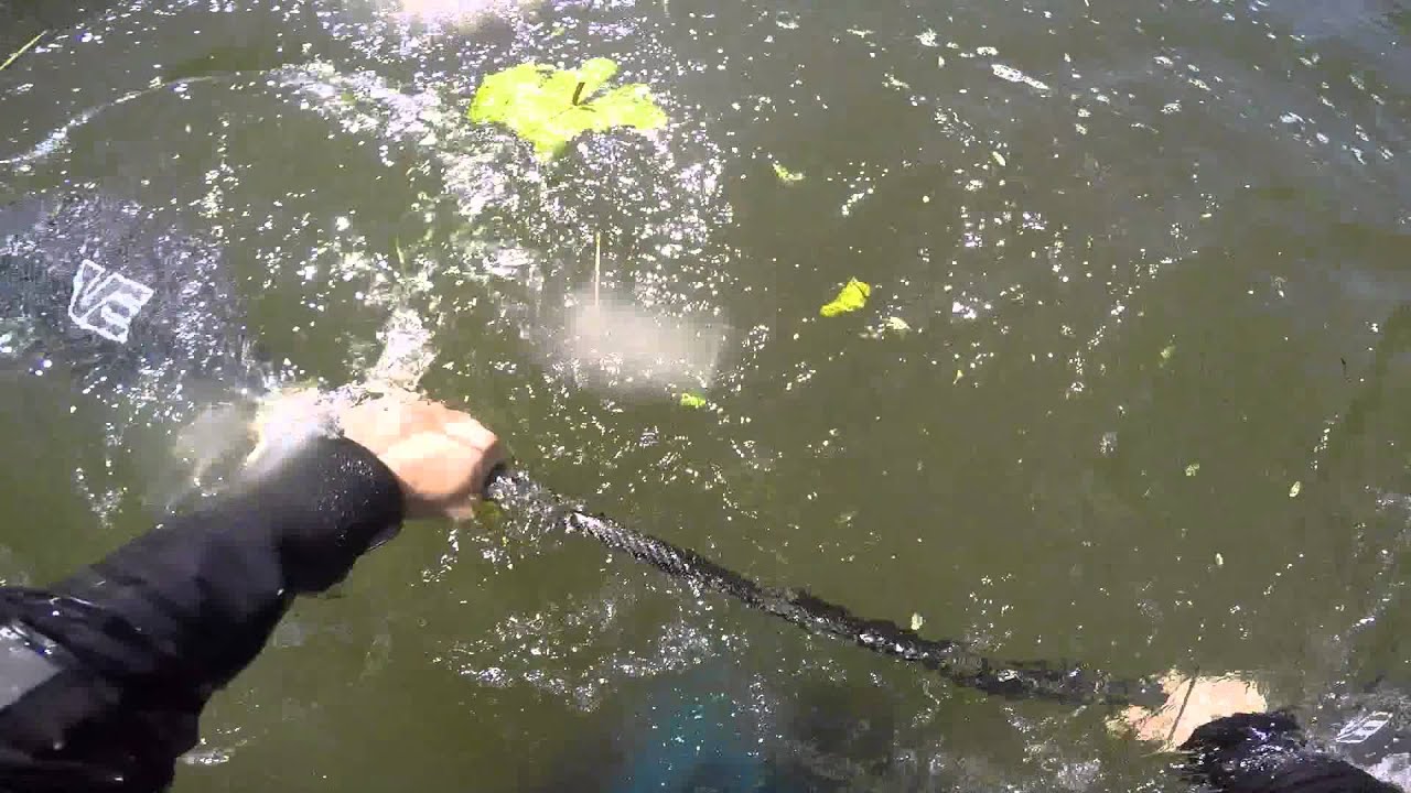 kayak freestyle front flip practice flat water - YouTube