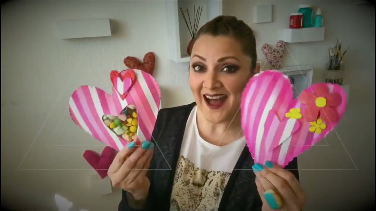 Corazones de Foamy Rellenos. 💝 - YouTube