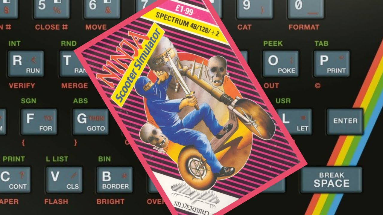 NINJA SCOOTER SIMULATOR - ZX Spectrum - Silverbird - El Ninja que ...