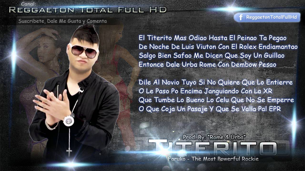 Titerito (Con Letra) - Farruko (The Most Powerful Rockie) (TMPR ...