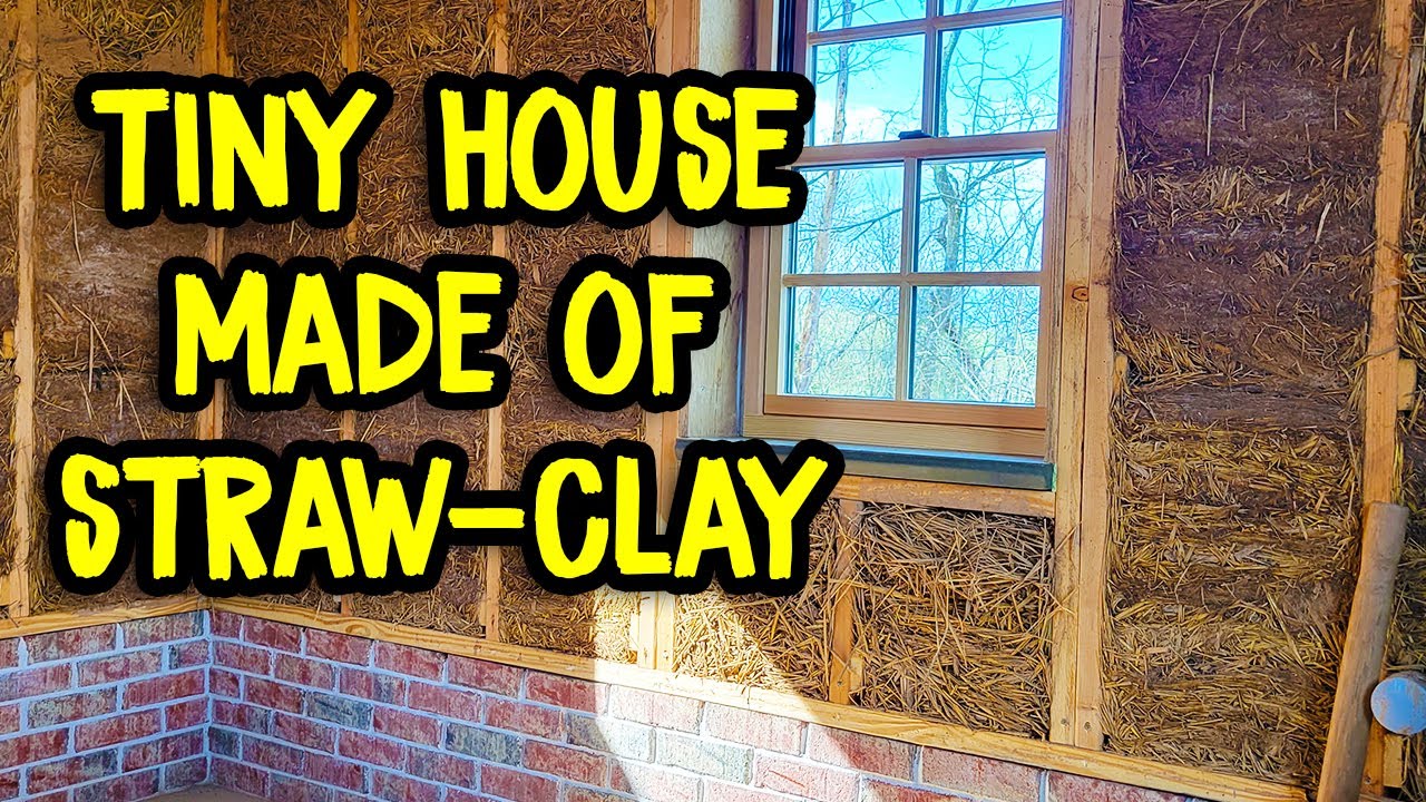 Tiny House Tour - See How We Built This Straw-Clay Tiny House - YouTube