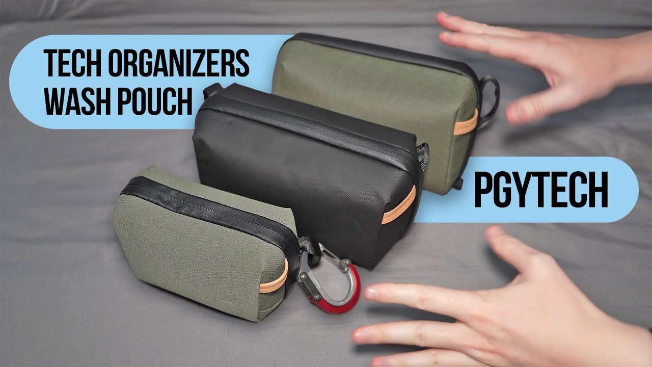 Pgytech Tech Organizers and Wash Pouch Review - YouTube