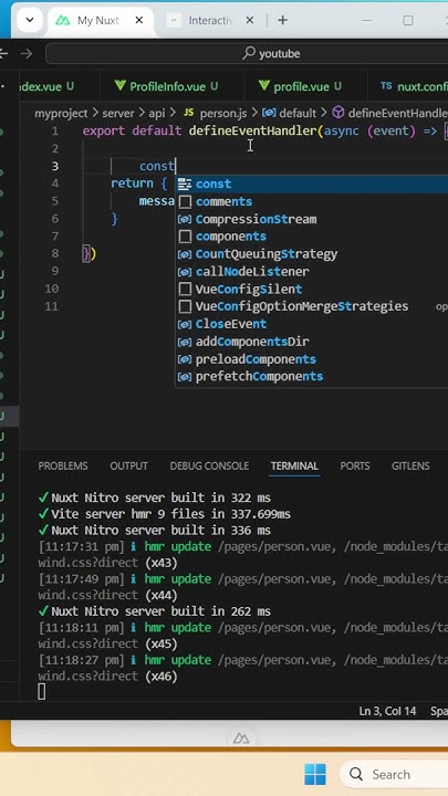 Get Requests With Uri Parameters In Nuxtjs Nuxtjs Javascript Shorts Short Coding Youtube 3999
