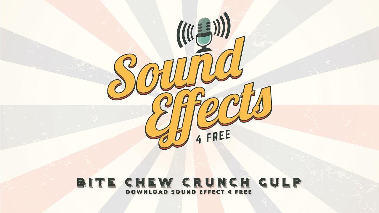 Bite Chew Crunch Gulp - Sound Effect - YouTube