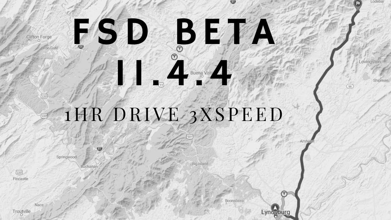 Tesla Full Self Driving - 1 Hour Drive - YouTube