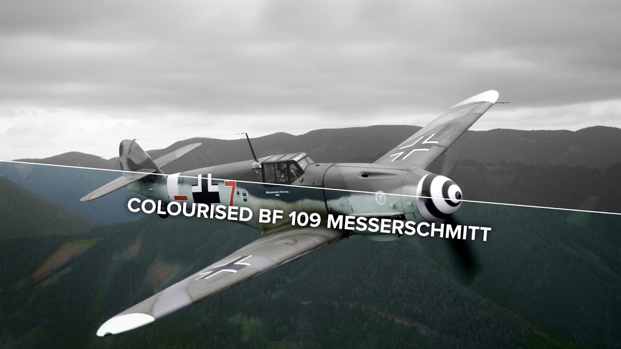 Bf 109 Messerschmitt - Photoshop coloring WWII / Luke Trucino - YouTube