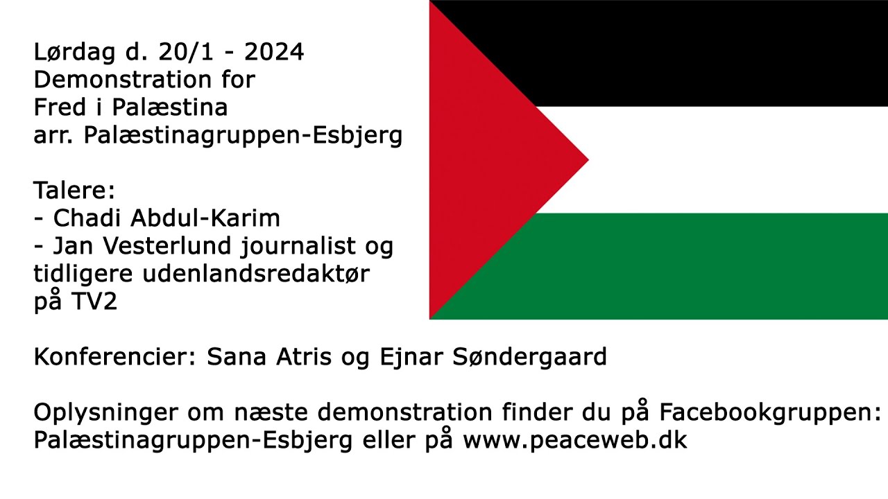 Chadi Abdul-Karim tale i Esbjerg d. 20/1 - 2024 - YouTube