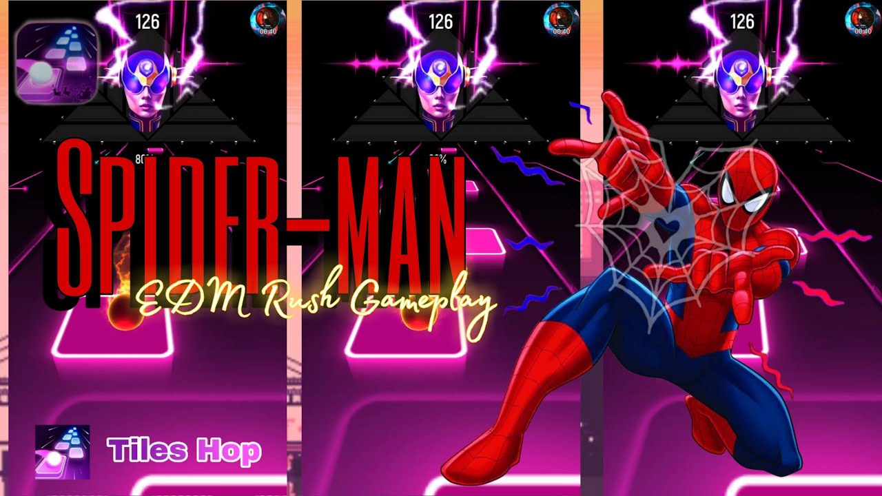 Spider-man - Tiles Hop EDM Rush @beastsentry @vgamerlive18 - YouTube