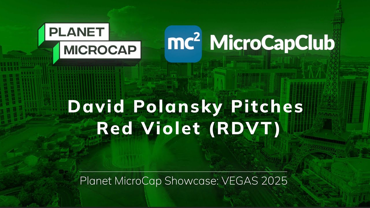 David Polansky Pitches Red Violet (RDVT) at Planet MicroCap Las Vegas ...