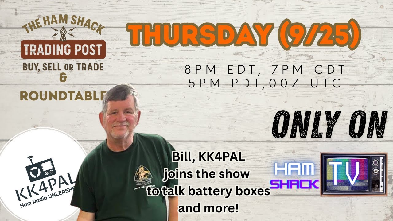 Battery Boxes for Ham Radio: Build, Power — LIVE Roundtable w/ Bill ...