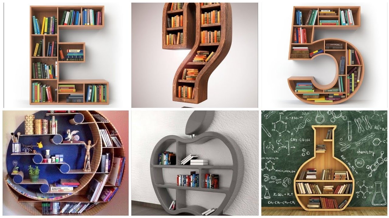 Latest Modern Book Shelf Designs Ideas | Bookcase Design | Book Rack ...