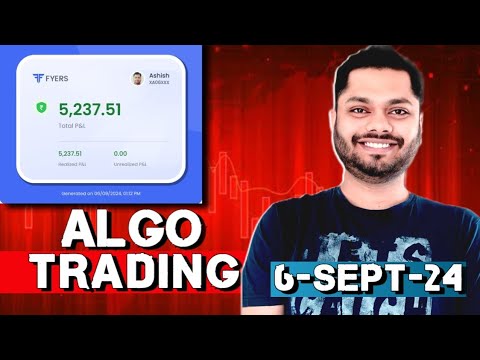 06 Sept 2024 Algo Trading Live Demo | Algorooms software India ...