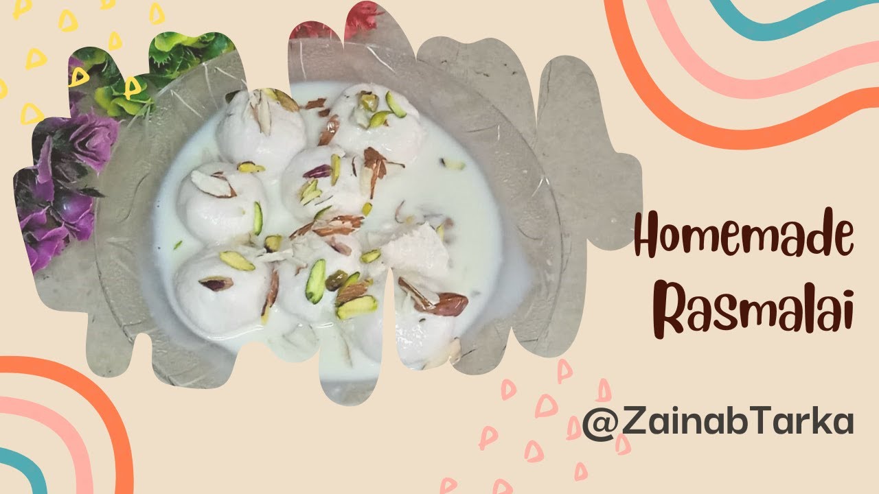 Rasmalai Recipe || How to Make Easiest Way Rasmalai || Rasmalai رسملائی ...