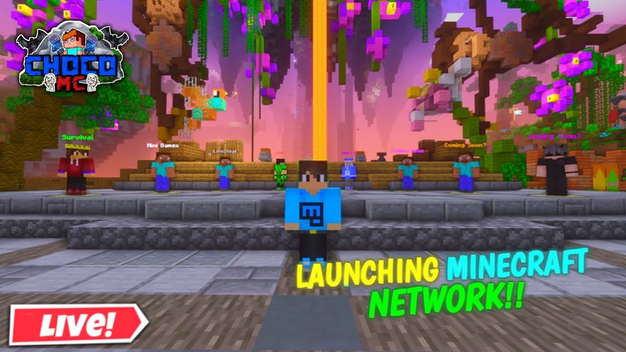 Launching Our Choco Mc Network For Java/Pe/Bedrock🎉 | Releasing ...
