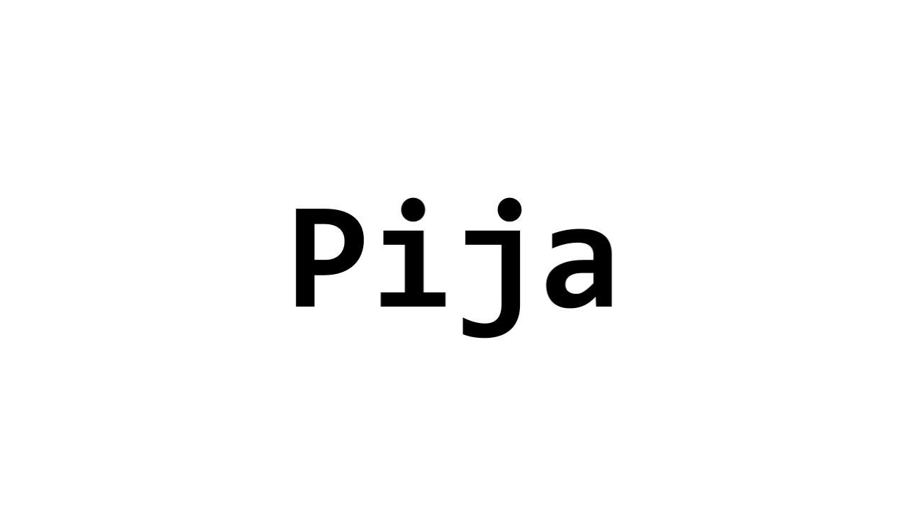 Cómo pronunciar Pija - YouTube