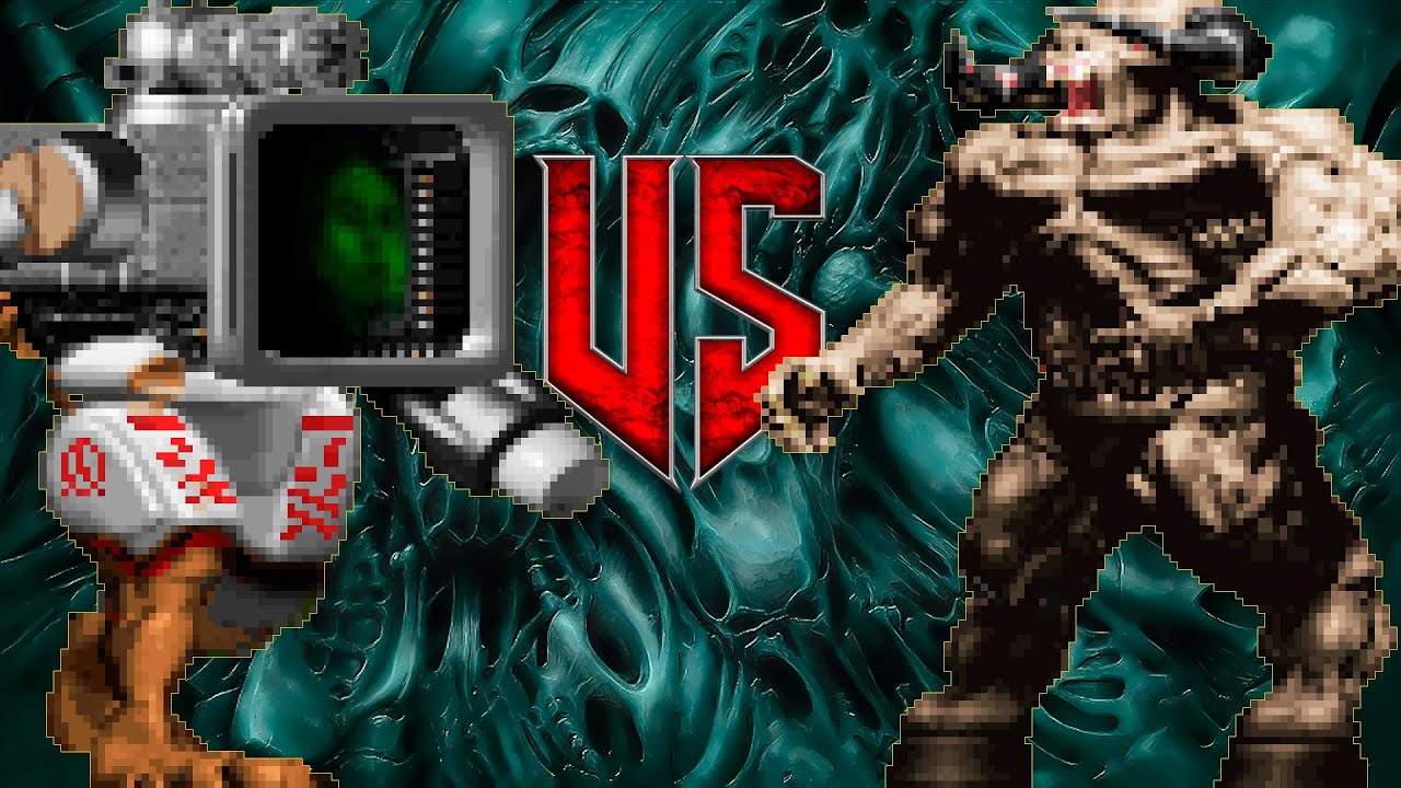 Cyber Romero vs Stone Cyberdemon - Colorful Hell: Doom - Boss Monster ...