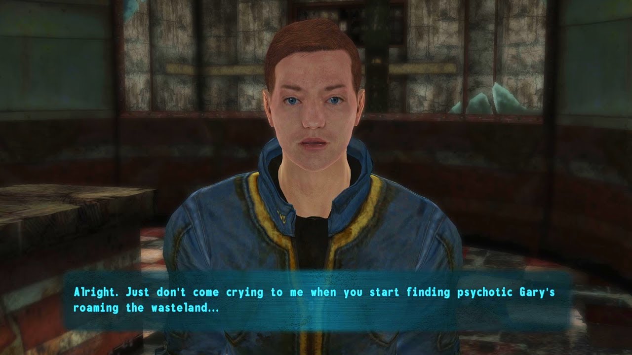 Finding Gary Outside Vault 108 in Fallout 3 - YouTube