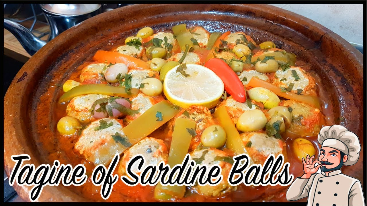 “Moroccan Tagine of Sardine Balls | Easy Fish Tagine Recipe with Spices ...