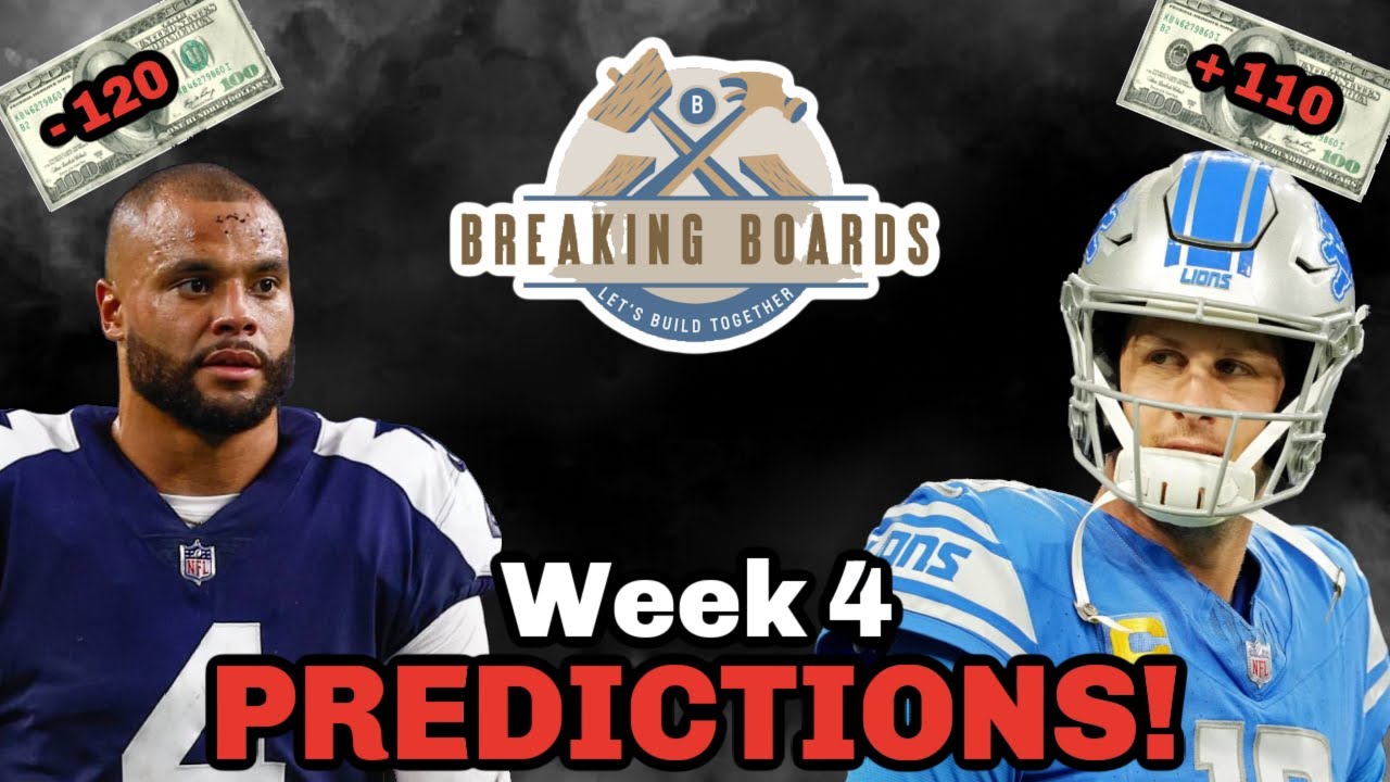 Week 4 NFL Breakdown: Expert Picks & Game-by-Game Analysis! - YouTube