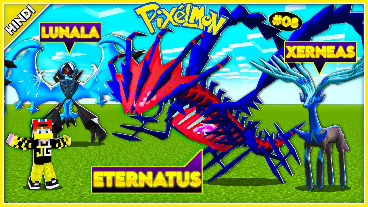 "Ultimate Pixelmon Victory: Catching XERNEAS, ETERNATUS in a Single ...