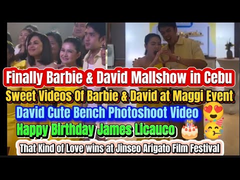 Finally!! Barbie & David may Mallsow sa Cebu 😍. Sweet Video ni Barbie ...