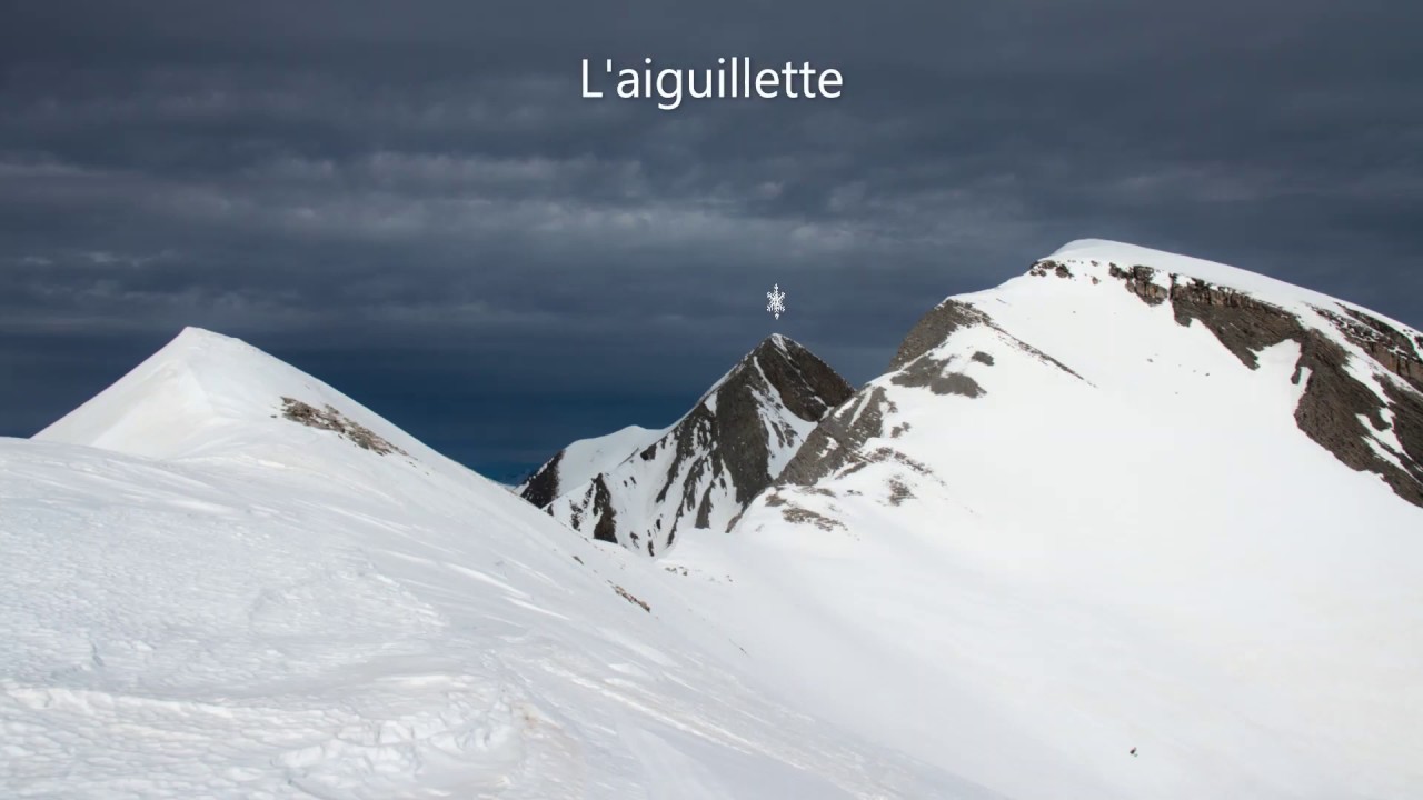 Ascension au col la pierre Février 2020 - YouTube