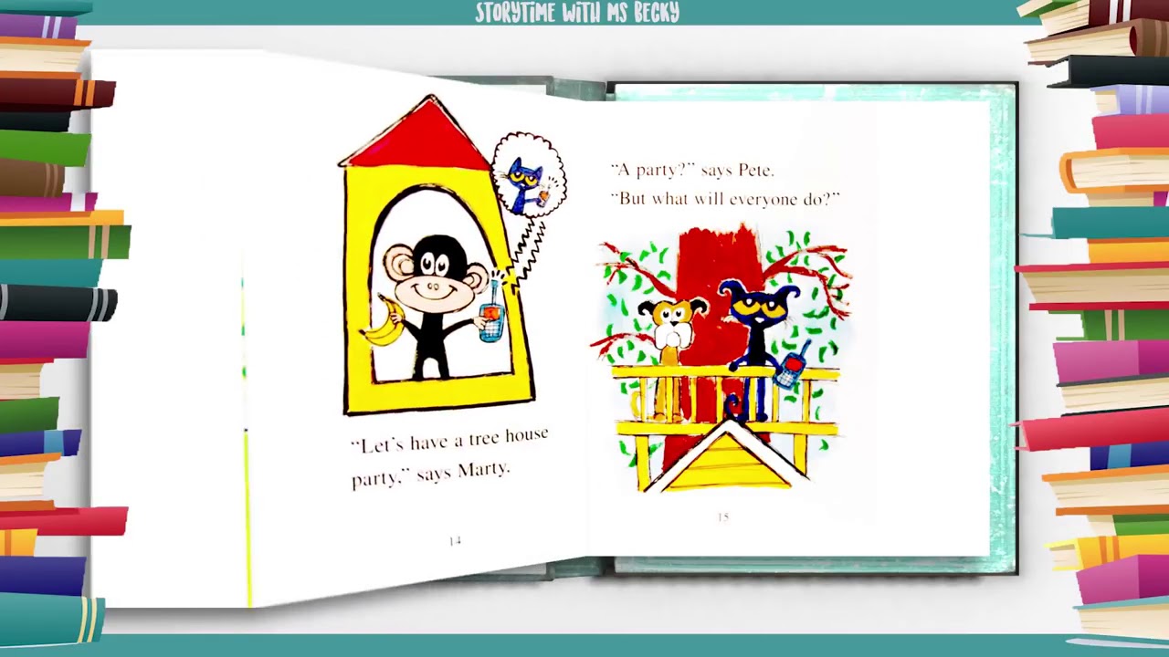 Kids Book Read Aloud Pete the Cat, Tip Top Tree House by James Dean ...