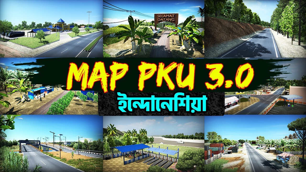 Project Map PKU 3.0 । VideoShow + Link । Euro Truck Simulator 2 - YouTube