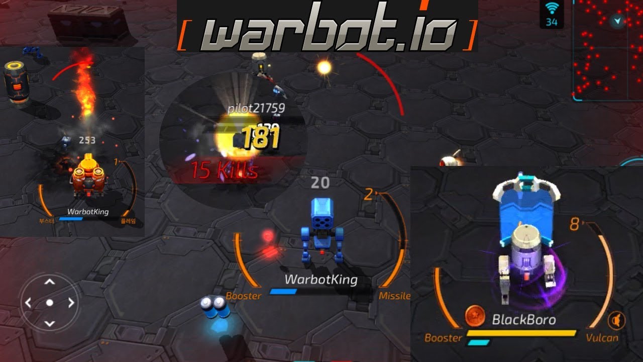 WARBOT.IO - Robots Battle & Upgrades & Epic Gameplay & Rank no.1 - YouTube