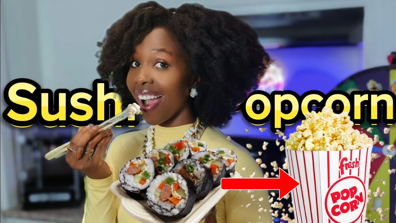 HOW TO MAKE SUSHI POPCORN - YouTube