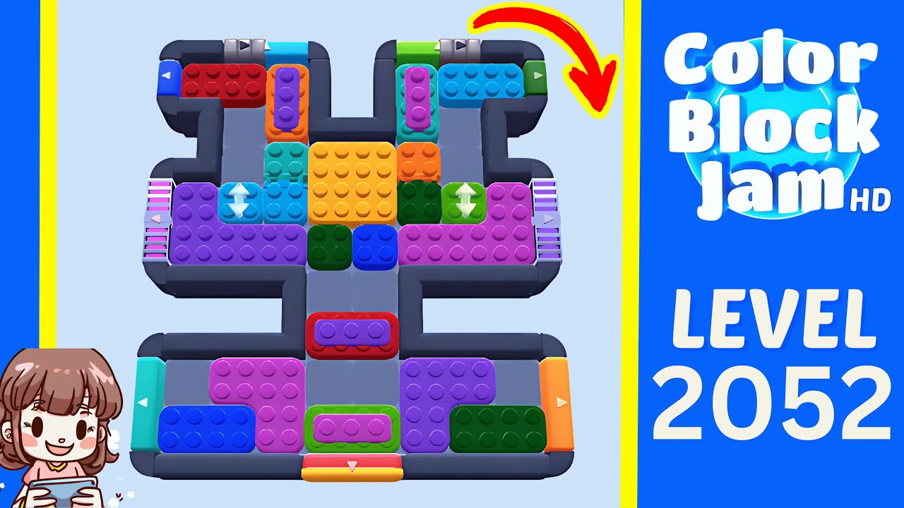 Color Block Jam Level 1150 (2052) Solution Walkthrough - YouTube