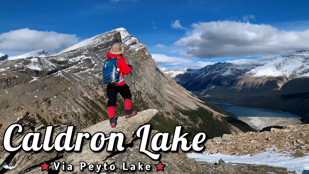 Caldron Lake Attempt via Peyto Lake | Banff National Park Hike - YouTube