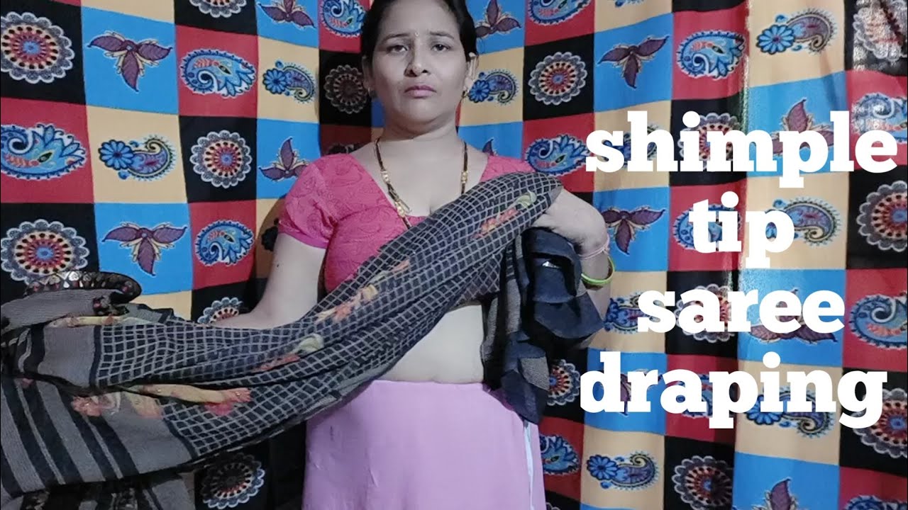 Nivi drape / how to saree for beginners / easy saree draping tutorial ...