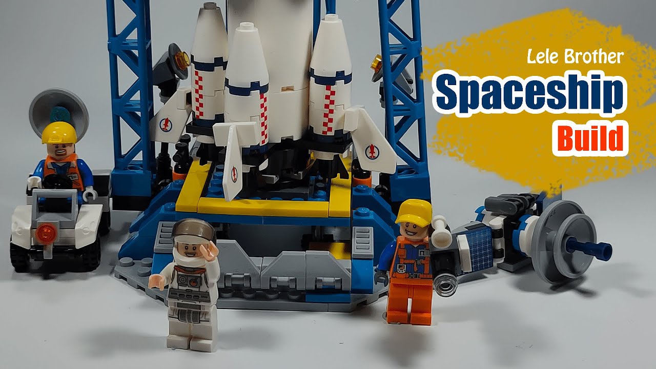 CessTo TV | Fast Build 8: Lele Brother Blue Spaceship stop motion - YouTube