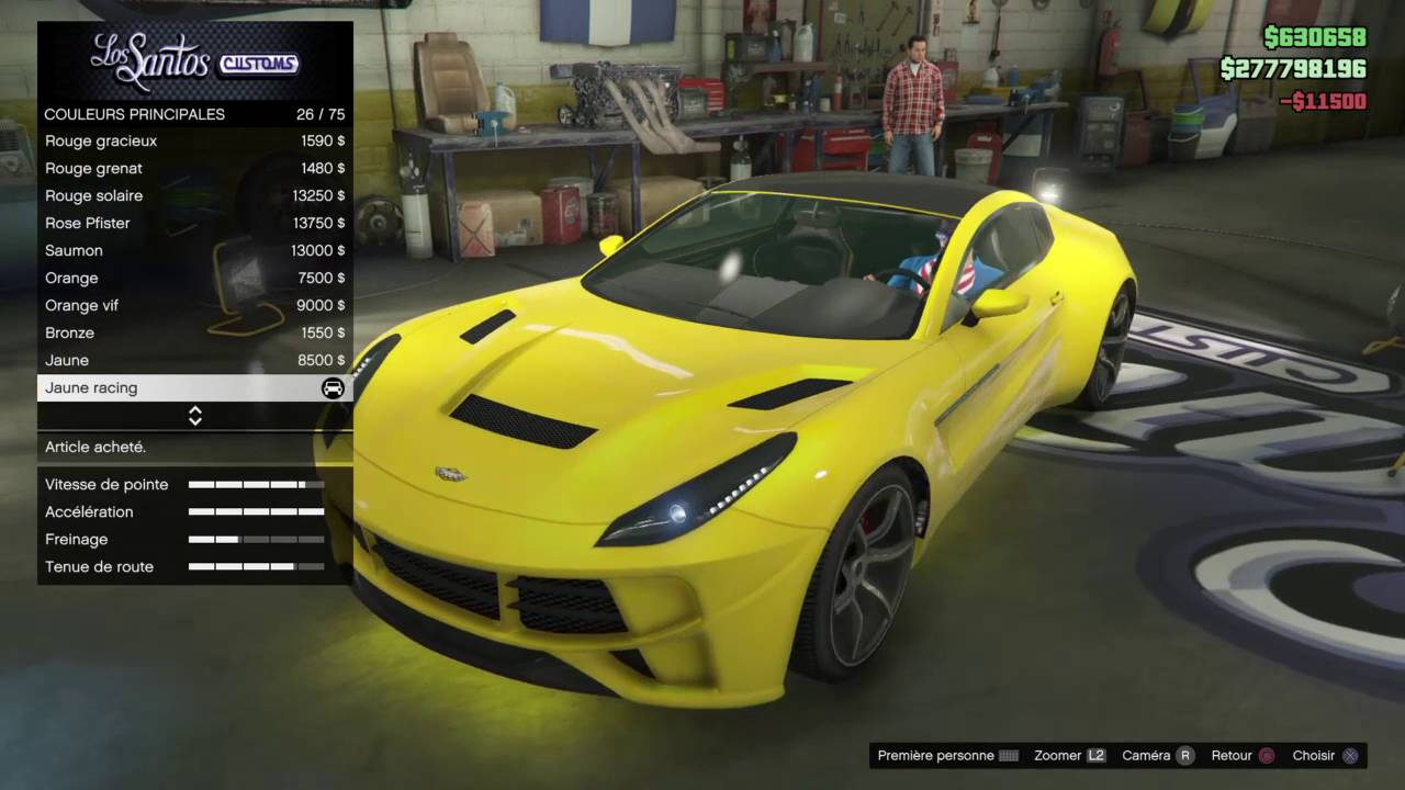 CUSTOMISATION DE LA DEWBAUCHEE SEVEN-70 - GTA ONLINE - YouTube