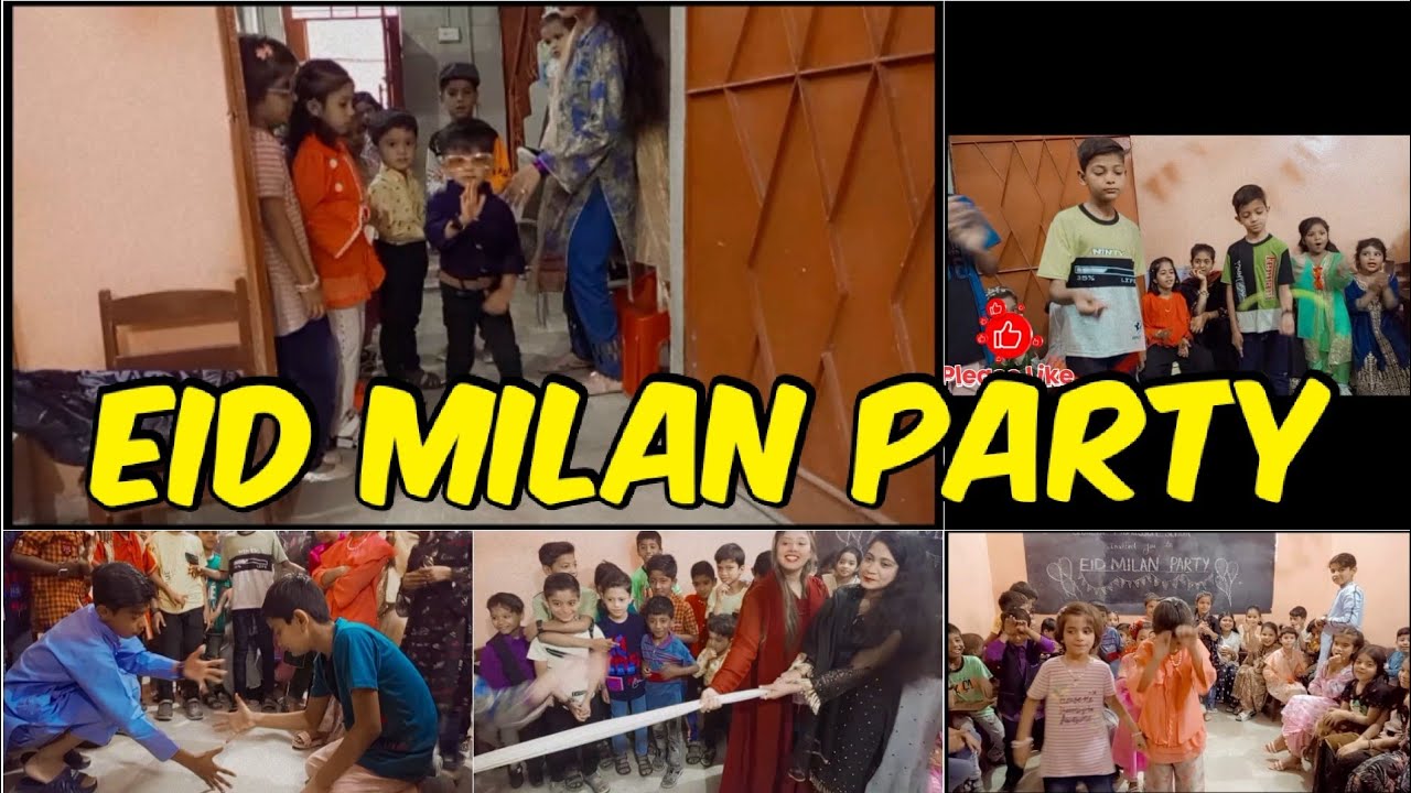 Eid milan party celebration in school | eid party at school | kids ...