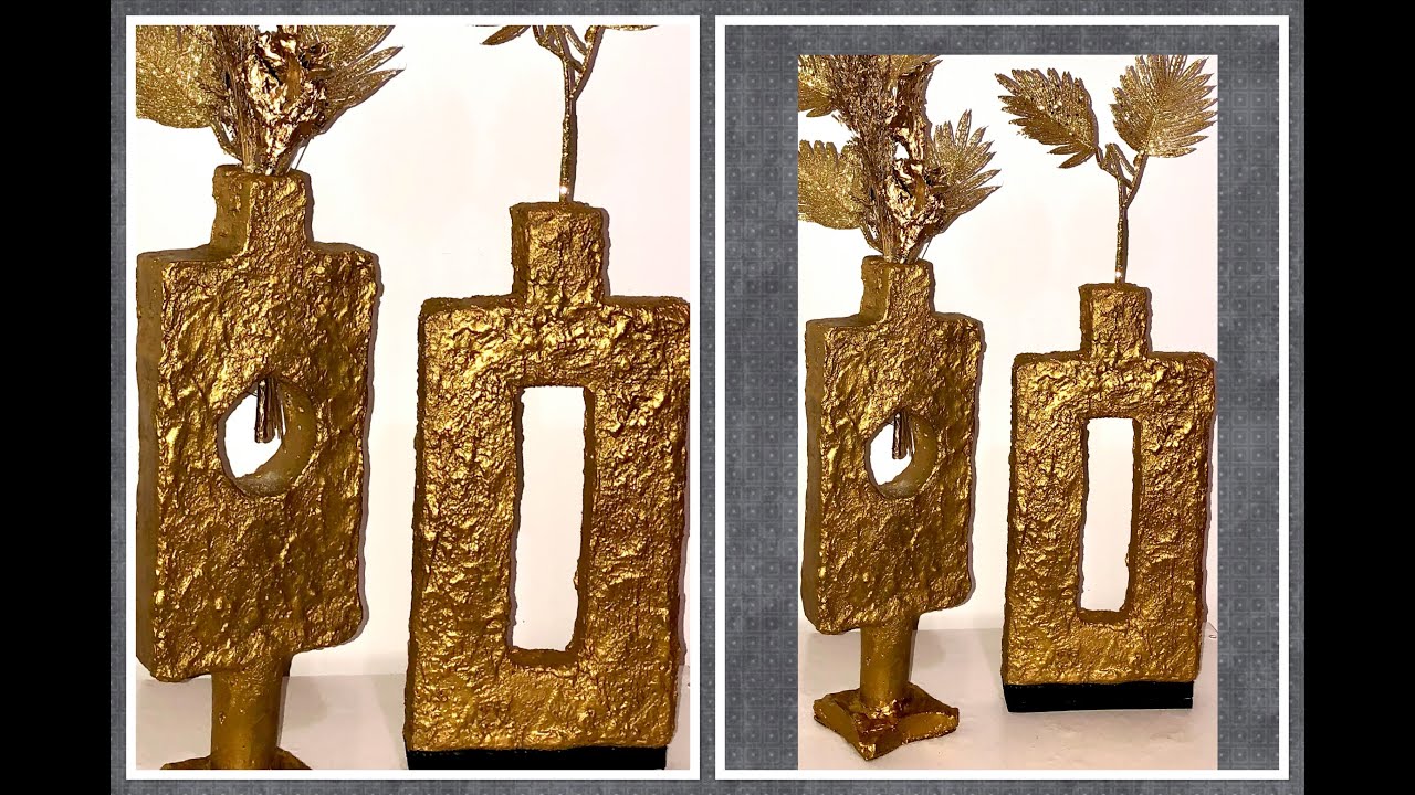 DIY Modern Cement Sculpture-DIY Concrete Bottle-Restoration HARDWARE ...