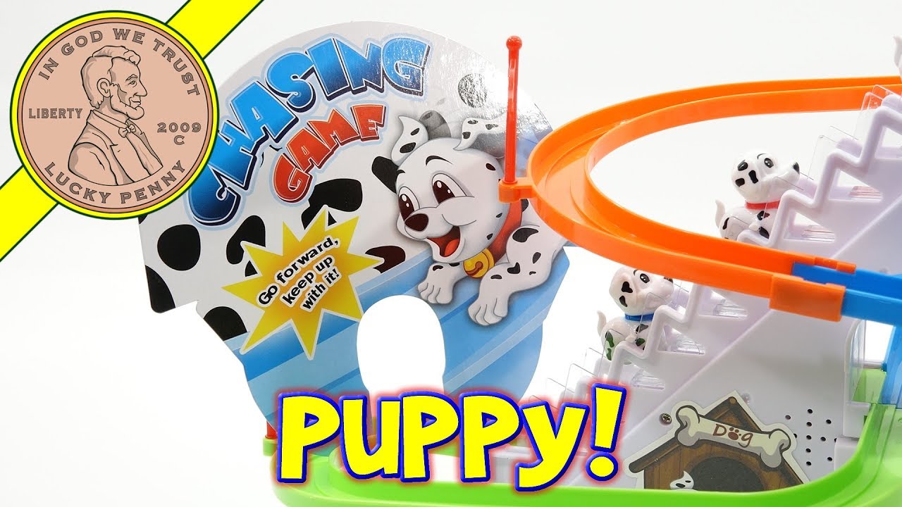 Spotty Dog Roller Coaster Chasing Game - Perfect For Dog Lovers! - YouTube