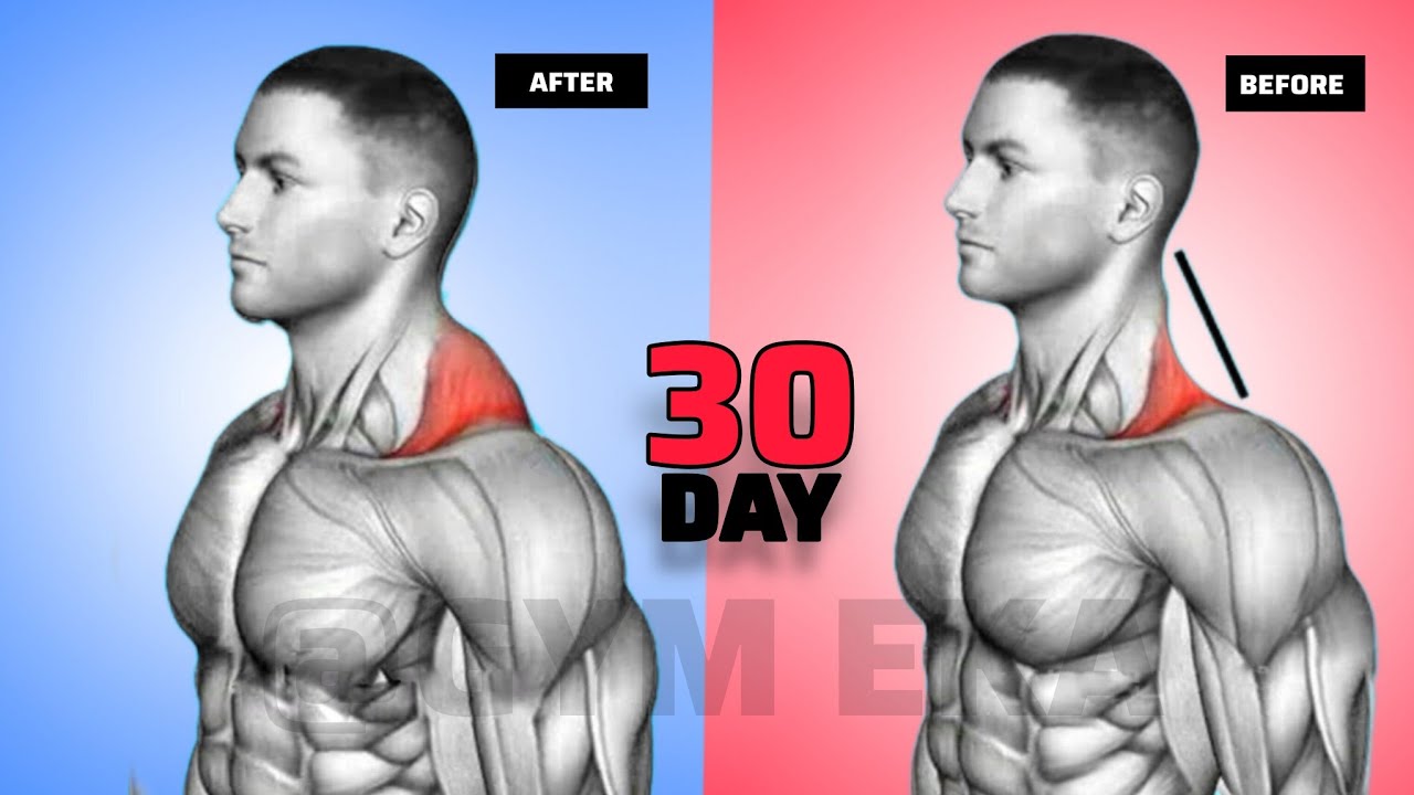 trapezius workout with dumbbells - YouTube
