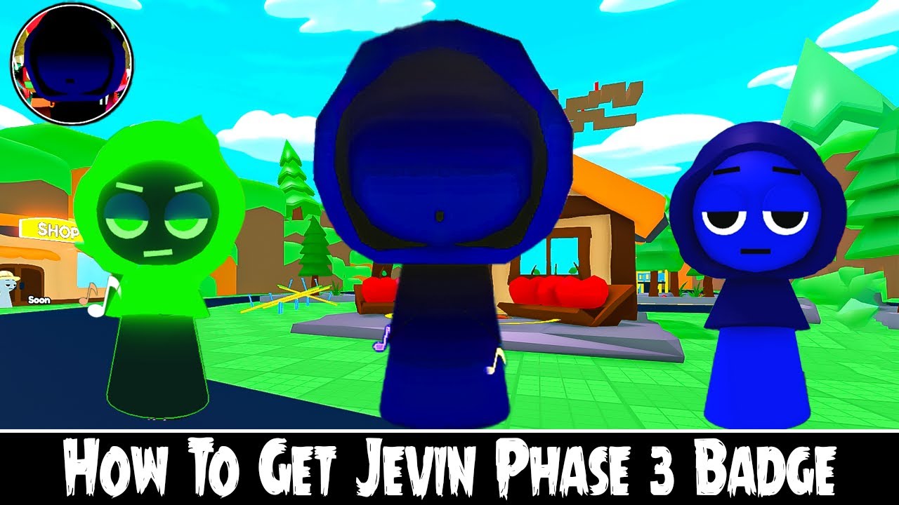 How to get Jevin Phase 3 Badge & Animations in 3D Sprunki Sim + RP ...