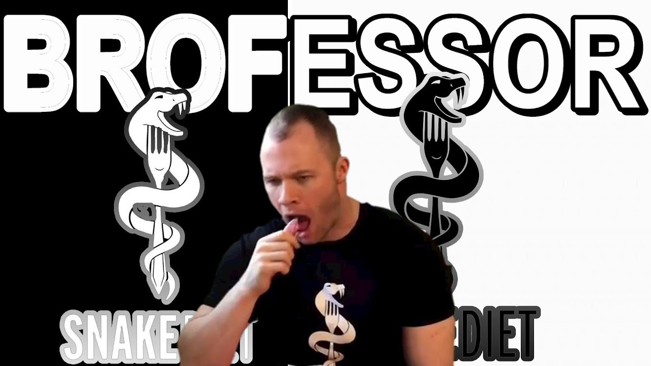 Brofessor Of The Month: Snake Diet Guy Cole Robinson - YouTube