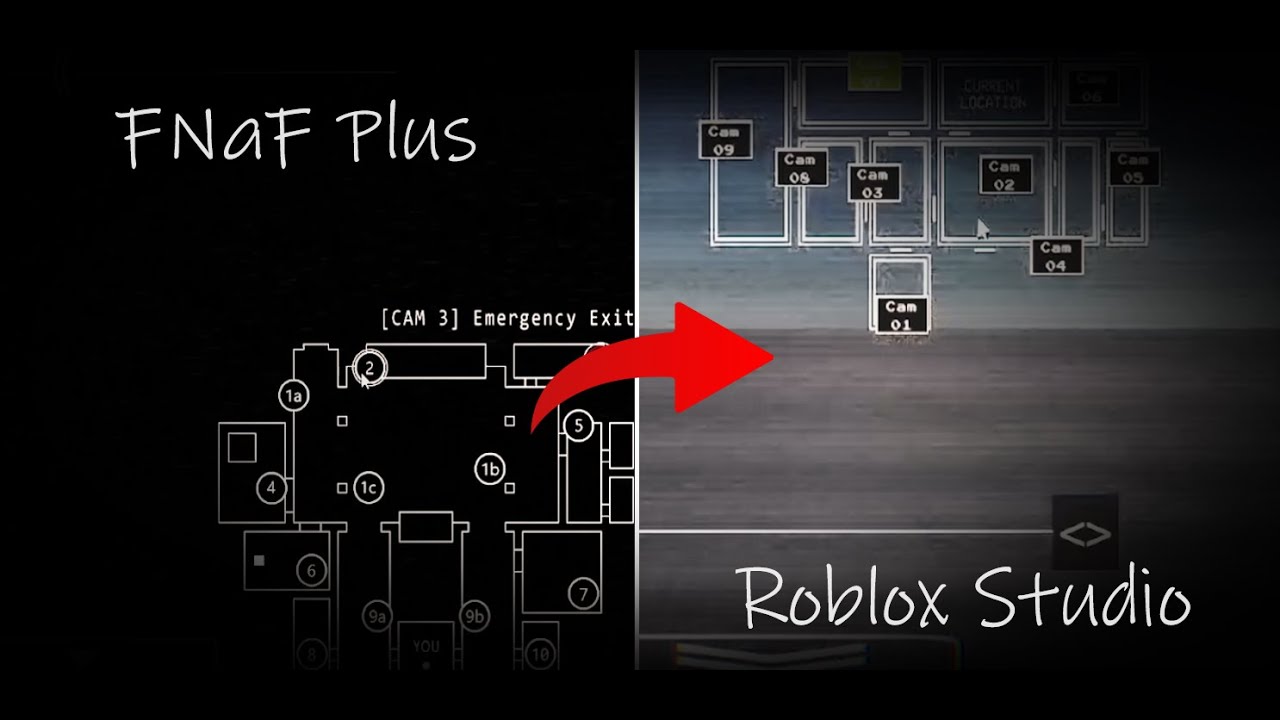 FNaF Plus Camera Slider System | Roblox Studio Kit - YouTube