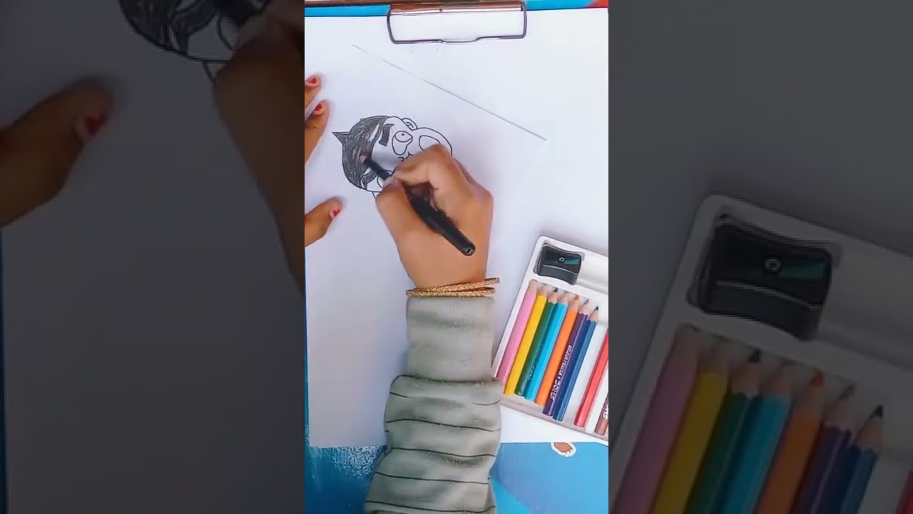 OBocchama Kun Drawing ️ ️ characters one by one - YouTube
