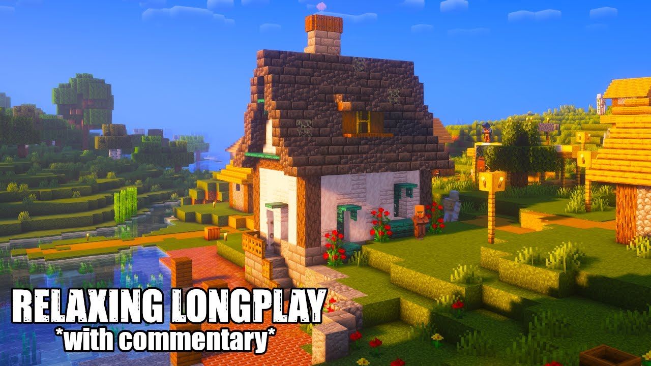 Minecraft Relaxing Longplay | Chill House Building - YouTube
