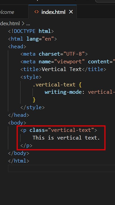 How To Make Vertical Txt In Html Html500 Javascript Learnhtml5andcss3 Chatgpt Coding Youtube