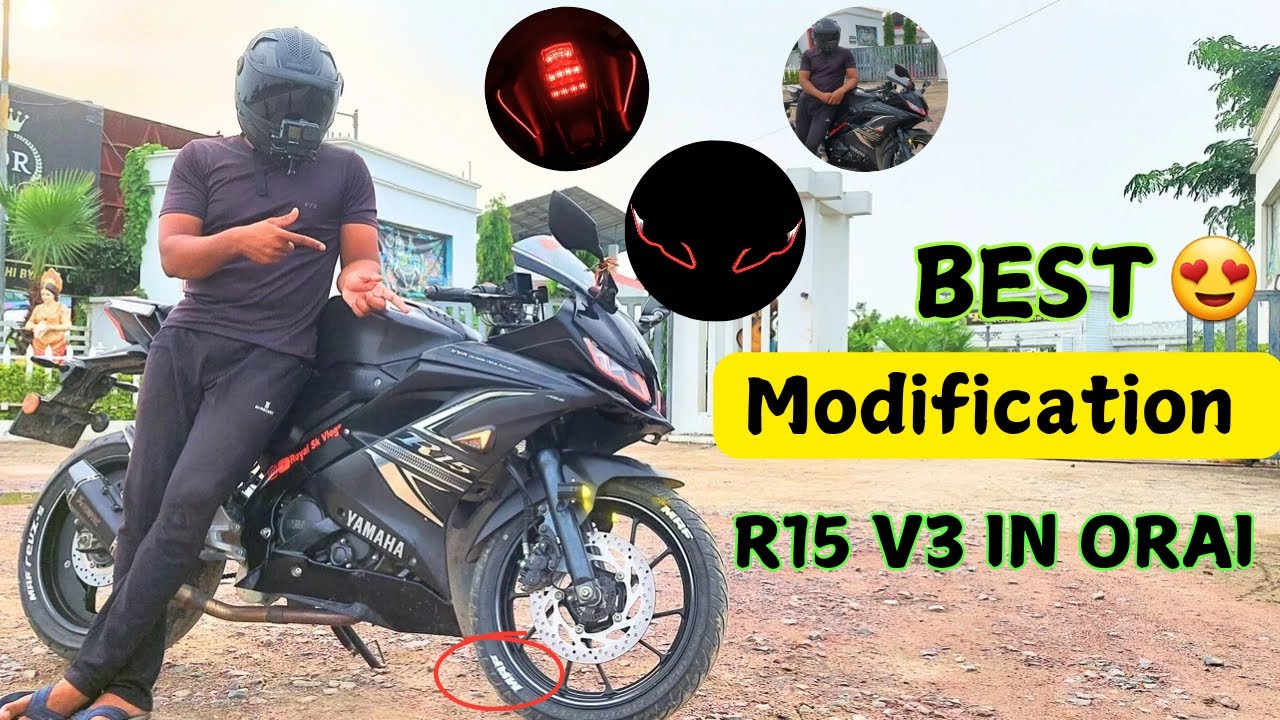 Only 1000 Rs Modifications🤫 | Best modified R15 v3 | Total Modification ...