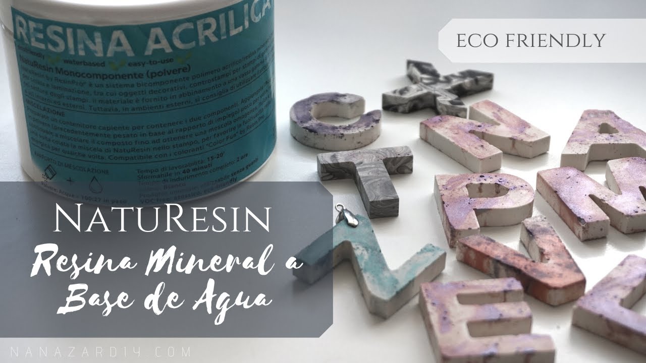 NATURESIN - Resina Acrílica ECOLÓGICA mineral mezcla solo con AGUA ...