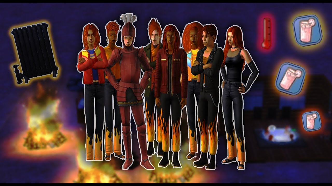 Spontaneous Combustion In The Sims 2 - YouTube